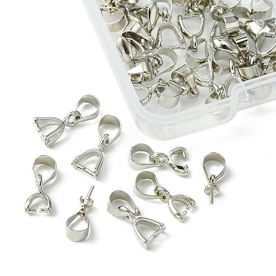Wholesale 40Pcs 4 Styles Brass Ice Pick Pinch Bails ...