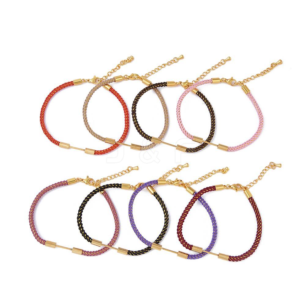 Wholesale Unisex Cotton String Cord Bracelets - Jewelryandfindings.com