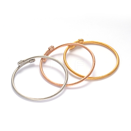 Wholesale 304 Stainless Steel Bangles - Jewelryandfindings.com