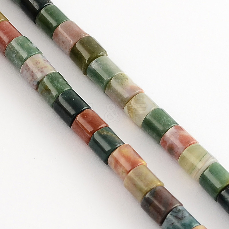 Wholesale Natural Indian Agate Stone Bead Strands - Jewelryandfindings.com
